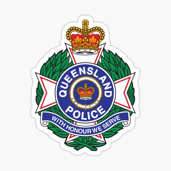 " Queensland Police" Sticker for Sale by Benb2567 | Redbubble