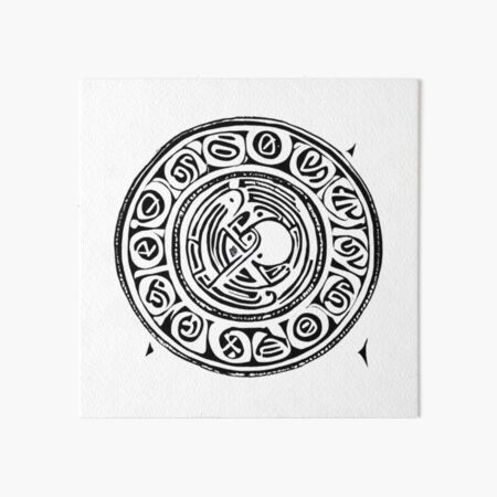 "Alien calendar with a weird bird in the middle, by Pixelfi3h" Art ...