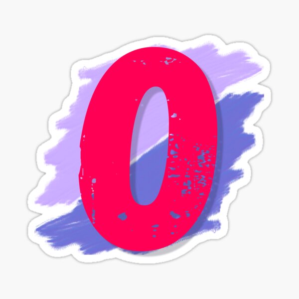 "The Letter O" Sticker for Sale by PixelBombs | Redbubble