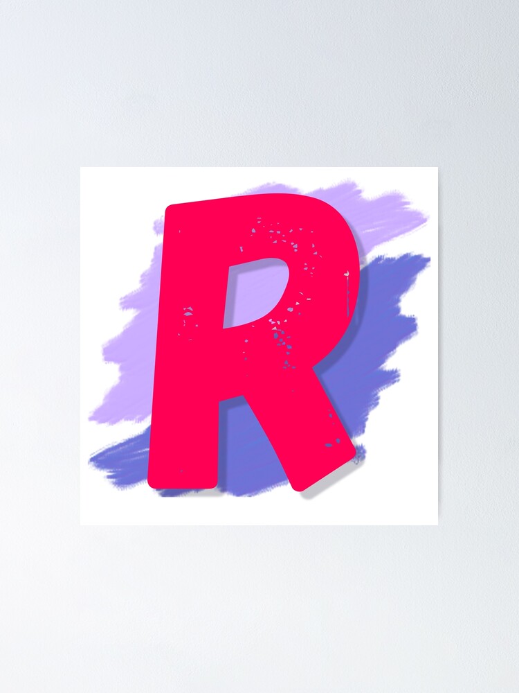 "The Letter R" Poster for Sale by PixelBombs | Redbubble