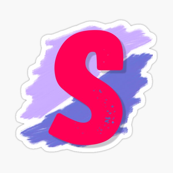 "The Letter S" Sticker for Sale by PixelBombs | Redbubble