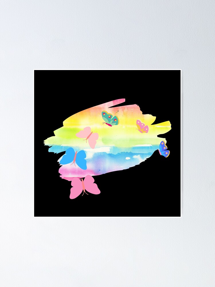 "buterfly color" Poster for Sale by KrzysztofDropin | Redbubble