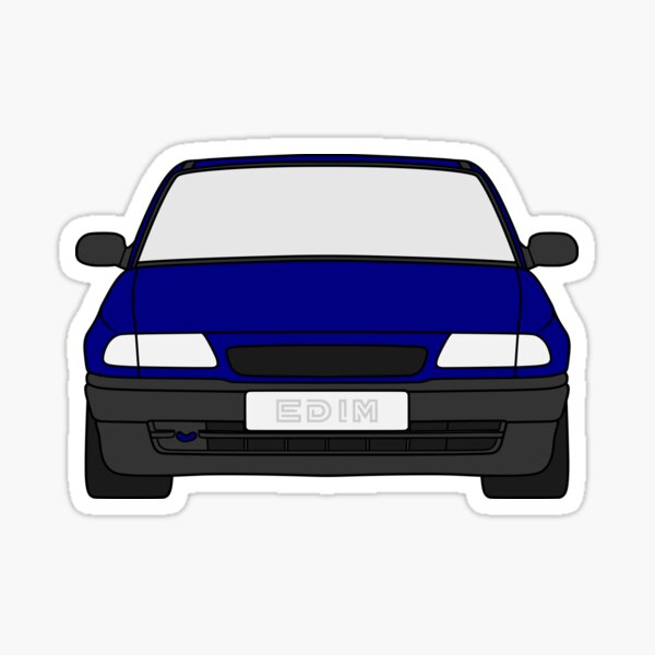 "Opel Vauxhal Holden Astra F 1992-2002 blue color" Sticker for Sale by ...