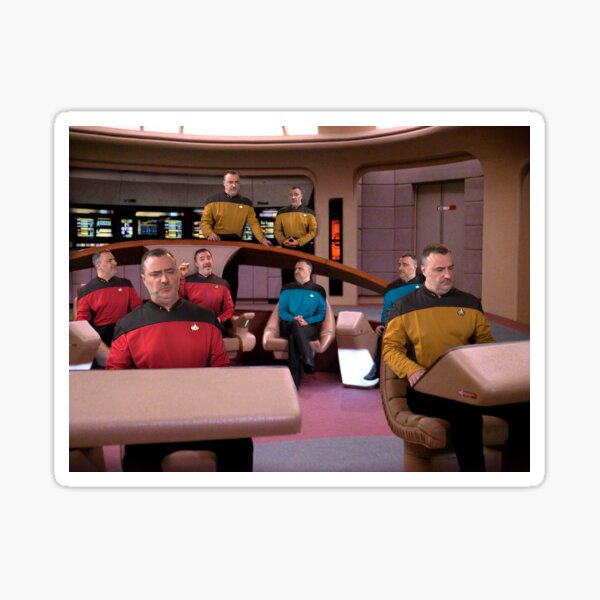 "Mike trek RLM" Sticker for Sale by meme-stuff | Redbubble