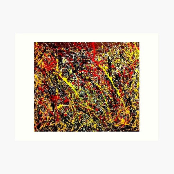 "Abstract Jackson Pollock Painting Original Art ,artwork by Jackson ...