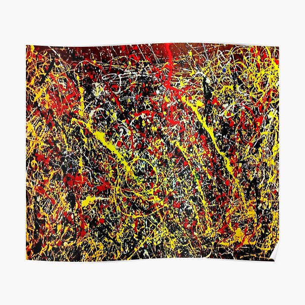 "Abstract Jackson Pollock Painting Original Art ,artwork by Jackson ...