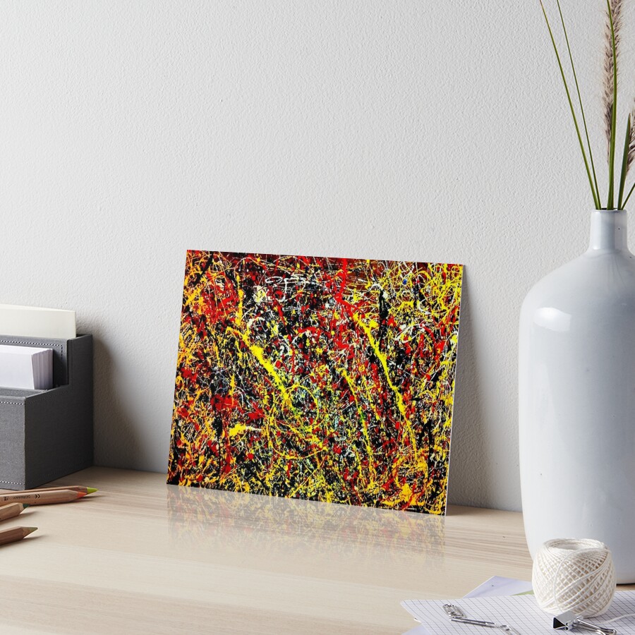"Abstract Jackson Pollock Painting Original Art ,artwork by Jackson ...