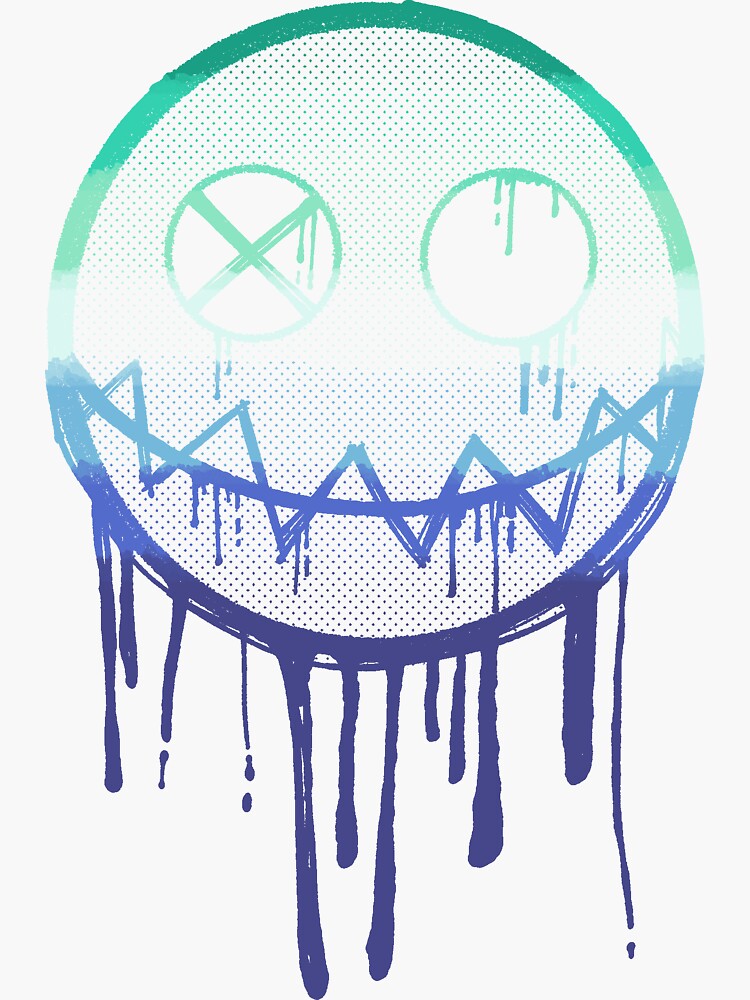 "Fun Ghoul Spray Paint Design MLM Pride Flag" Sticker for Sale by ...