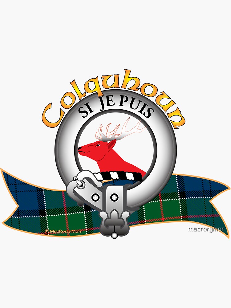 "Colquhoun Clan" Sticker for Sale by macrorymor | Redbubble
