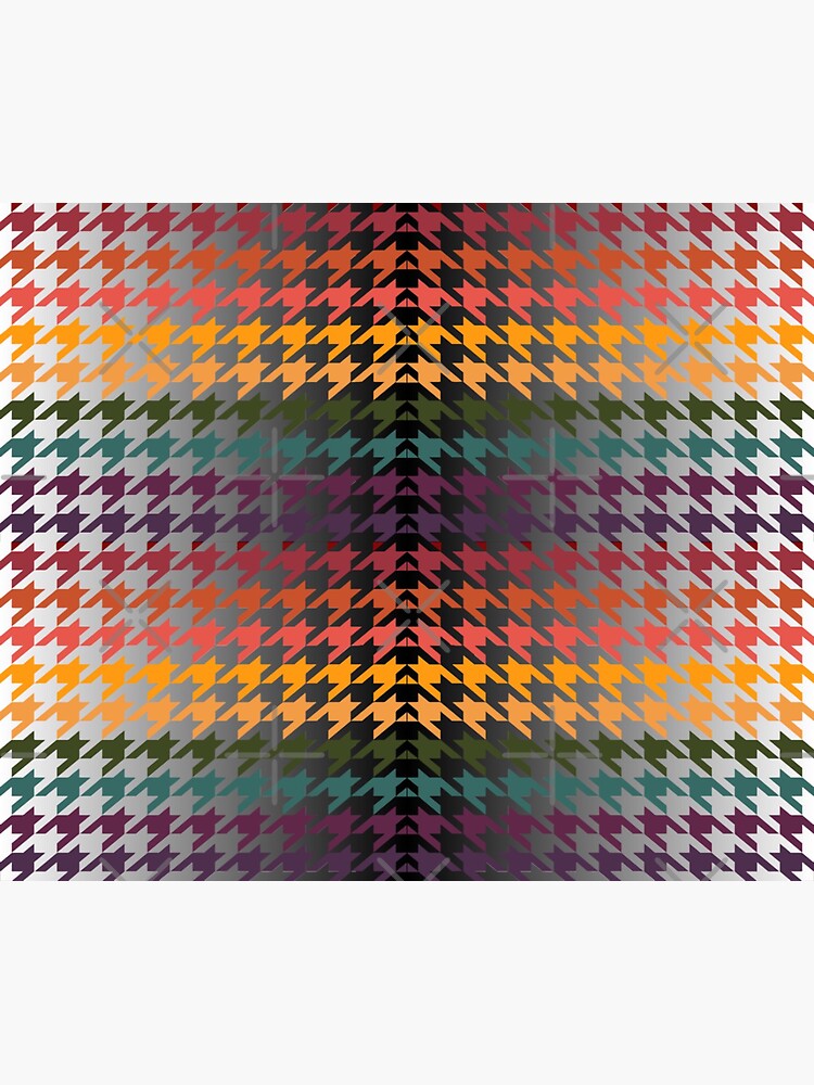 "Houndstooth duotone inspired designs on multiple products. Pattern 1 ...