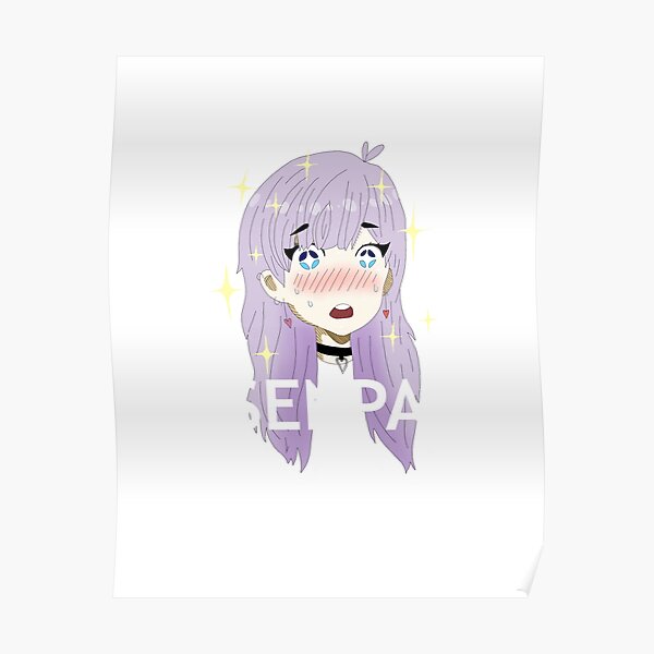 "Kawaii senpai" Poster by Lanifoxx | Redbubble