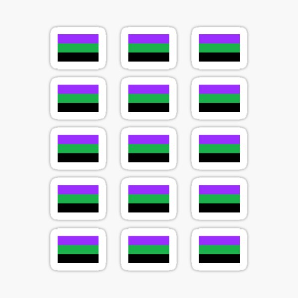 "Androgyneutral - Pride Flag Pack" Sticker for Sale by FlagsWorld ...