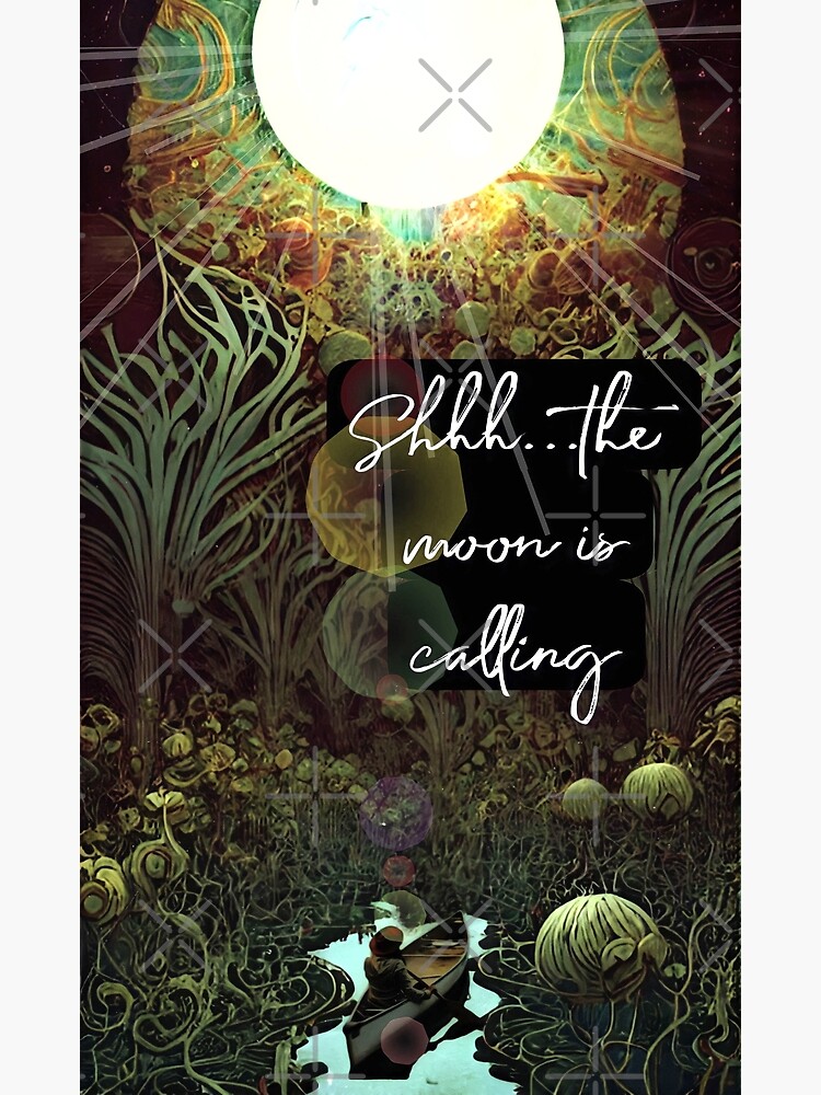 "Moon call" Poster for Sale by Sasheemi | Redbubble