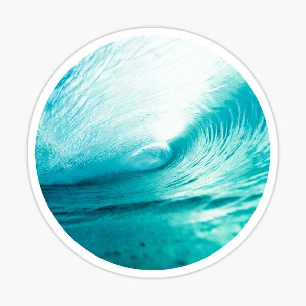 "Blue Waves ocean Sea Wave" Sticker for Sale by Ancient-Egypt | Redbubble