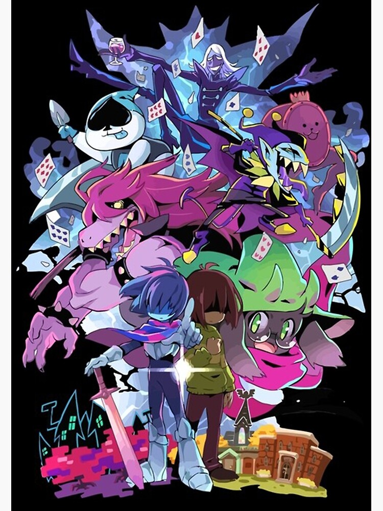 Deltarune - Adventure Premium Matte Vertical Poster