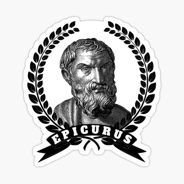 "Epicurus Greek Philosopher" Sticker for Sale by topbro | Redbubble