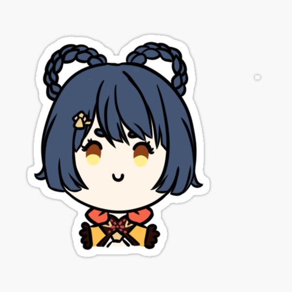 "Xiangling Genshin impact" Sticker for Sale by NovaColour | Redbubble