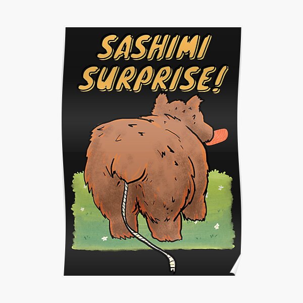 "bear tapeworm" Poster for Sale by MOON-WING | Redbubble