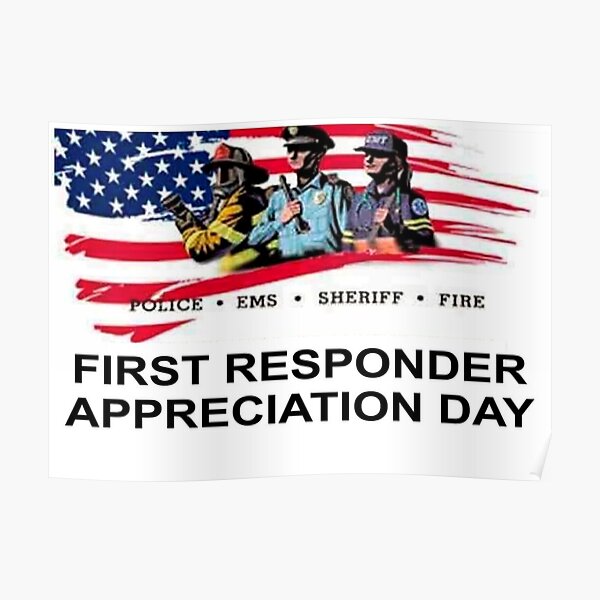 "National First Responders Day Stickers, T-shirts, Mugs, Postcards ...
