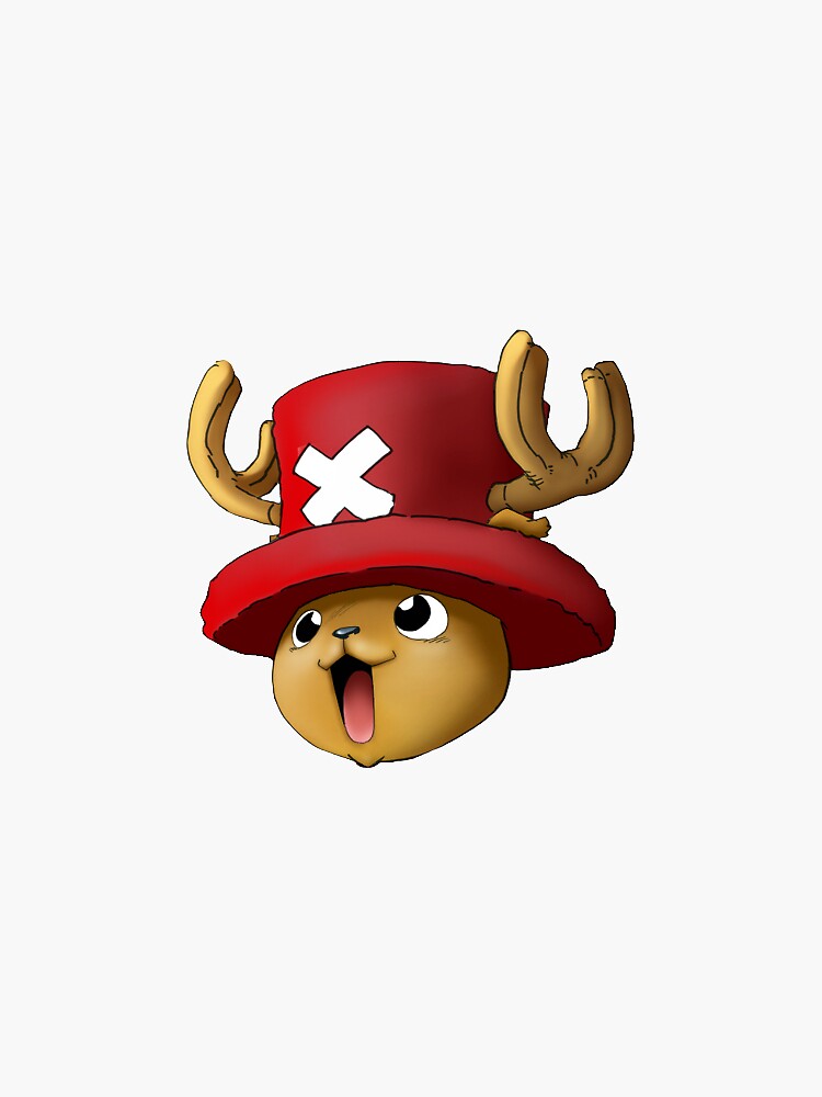 "Cute Surprised Chopper Sticker | One Piece" Sticker for Sale by The ...