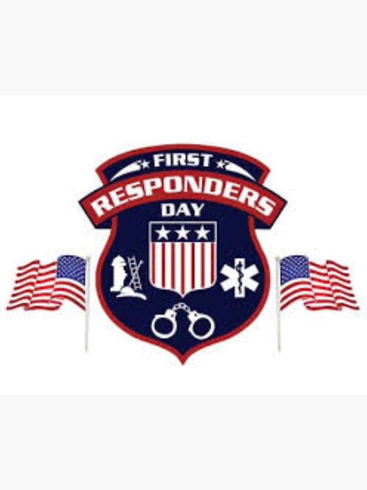 "National First Responders Day Stickers, T-shirts, Mugs, Postcards ...
