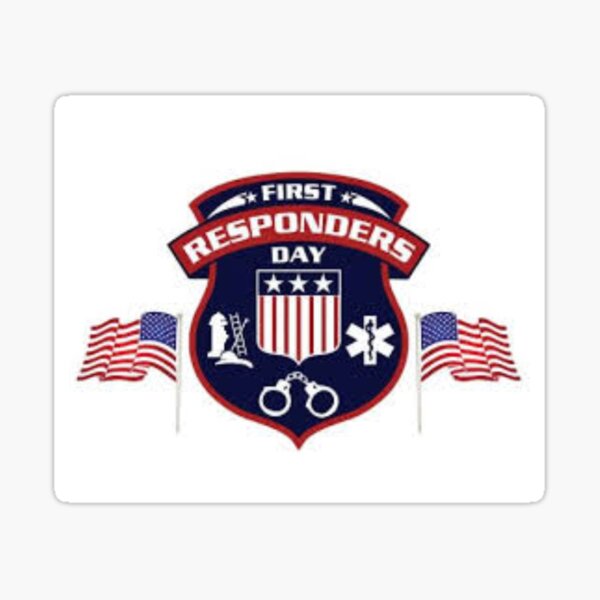 "National First Responders Day Stickers, T-shirts, Mugs, Postcards ...