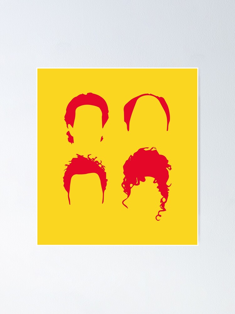 "Jerry, George, Elaine, and Kramer" Poster for Sale by GraniiTo | Redbubble