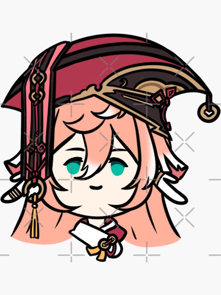 "Yanfei Genshin impact" Sticker for Sale by NovaColour | Redbubble