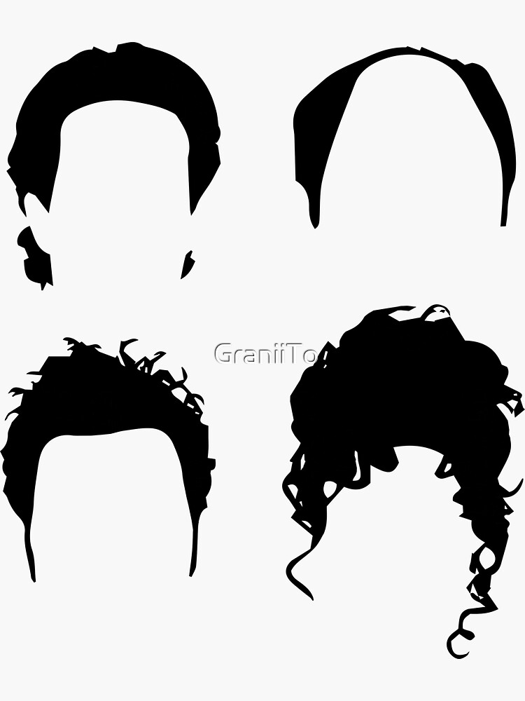 " Jerry, George, Elaine, and Kramer" Sticker for Sale by GraniiTo ...