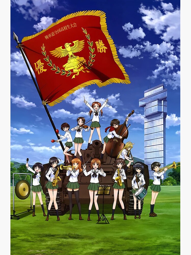"Girls Und Panzer - poster" Sticker for Sale by BaryonyxStore | Redbubble