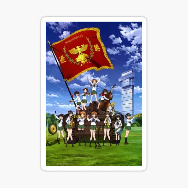 "Girls Und Panzer - poster" Sticker for Sale by BaryonyxStore | Redbubble