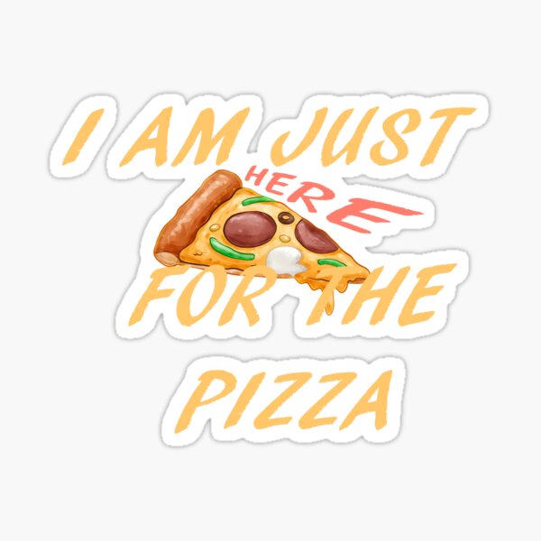 "Best pizza design for pizza lovers" Sticker for Sale by AbdoSaad2006 ...