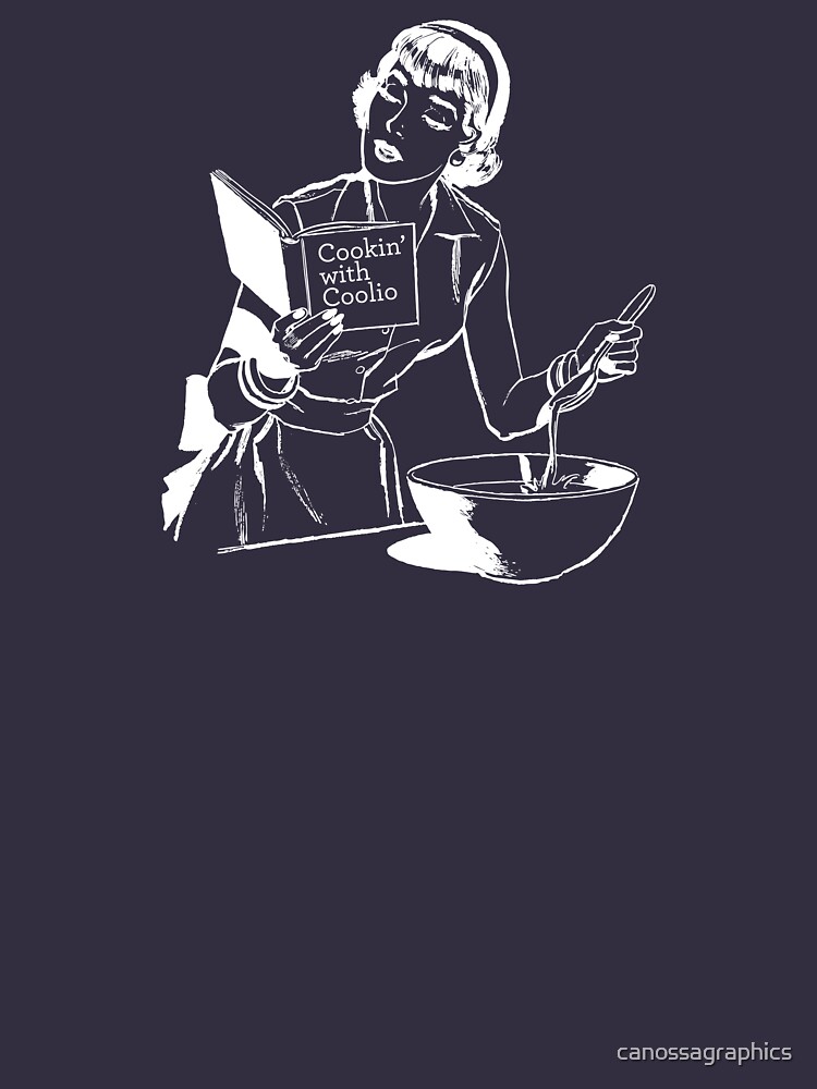 "Cookin' w/ Coolio" T-shirt for Sale by canossagraphics | Redbubble ...