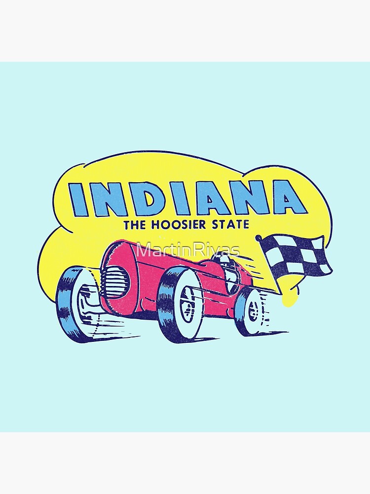 "Indiana, the hoosier state" Poster for Sale by MartinRivas | Redbubble