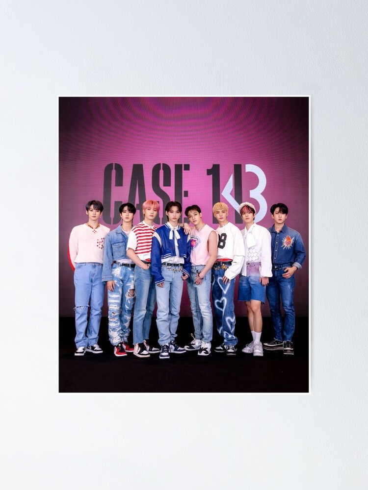 Póster «Caso 143 Maxident STRAY KIDS SKZ LOGO kpop círculo firmas ...