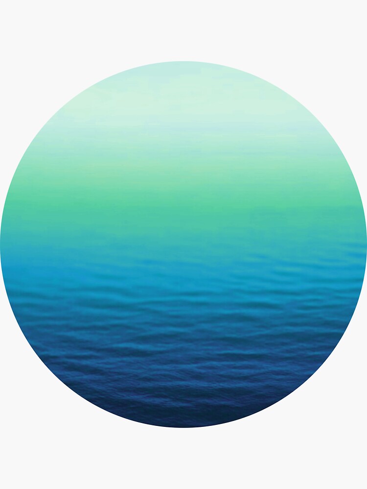 "deep Blue ocean Sea water" Sticker for Sale by Ancient-Egypt | Redbubble