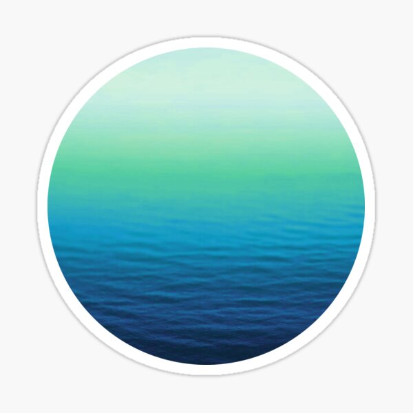 "deep Blue ocean Sea water" Sticker for Sale by Ancient-Egypt | Redbubble