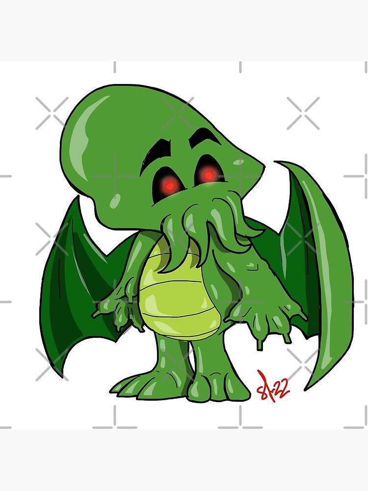"Lil Cthulhu " Poster for Sale by Pittstop | Redbubble