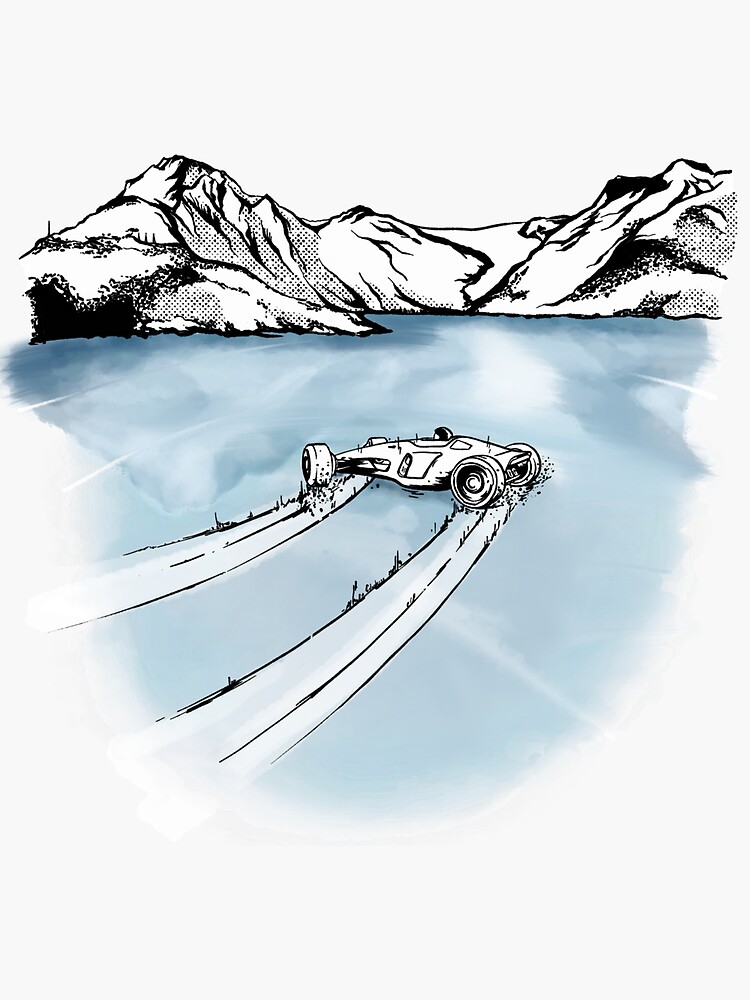 "Trackmania - Arctic Lake Slide" Sticker for Sale by celerkiss | Redbubble