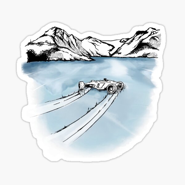 "Trackmania - Arctic Lake Slide" Sticker for Sale by celerkiss | Redbubble