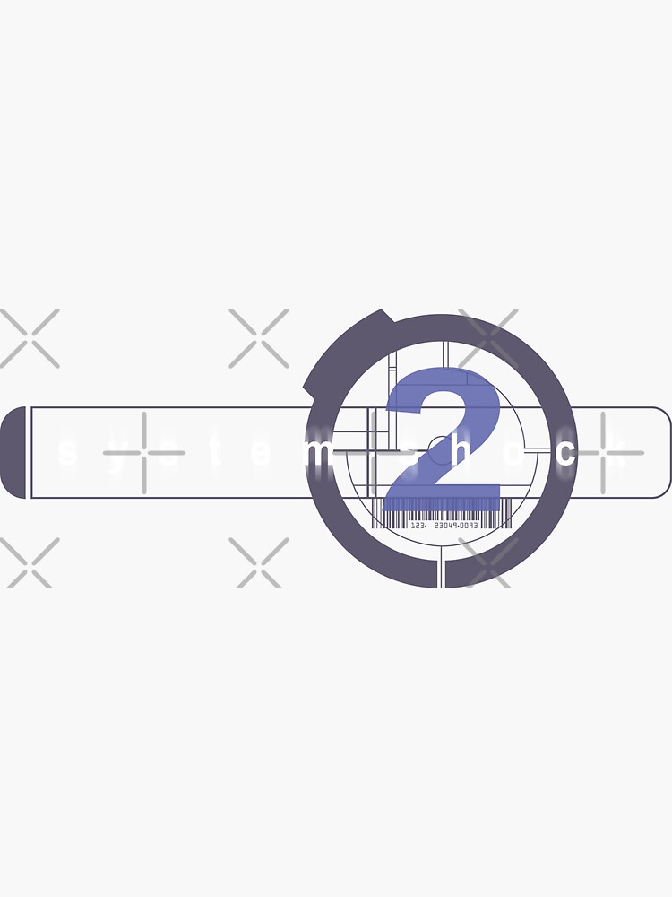 "System Shock 2 Logo" Sticker for Sale by LGSmerch | Redbubble