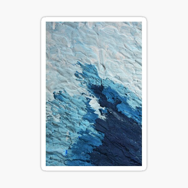 "Blue as the Sea V2" Sticker for Sale by LaurenPryde | Redbubble