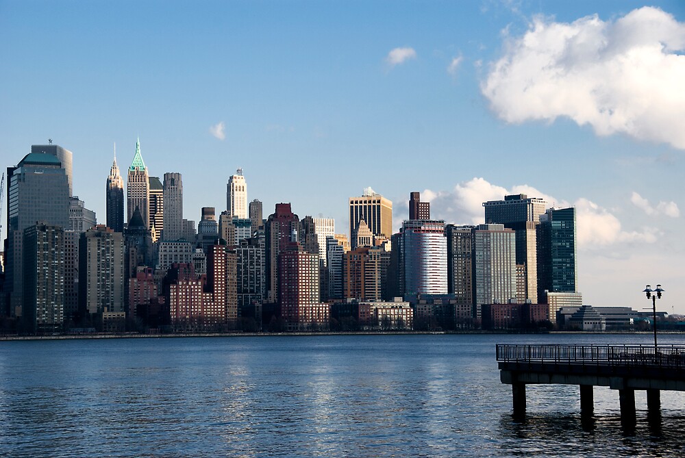 "Downtown NYC Skyline" by Louis Galli | Redbubble