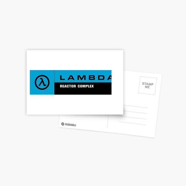 "Half-Life Lambda Complex Reactor Complex Signage - Teal TF" Postcard ...