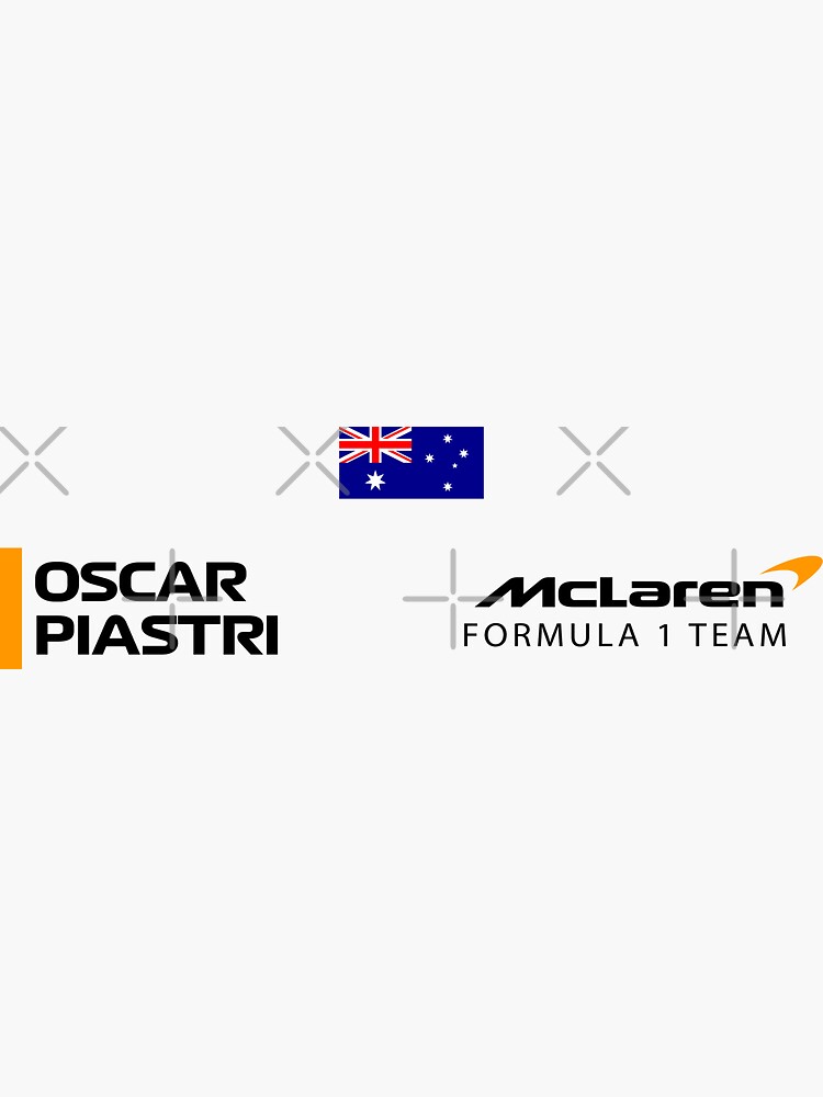 "Oscar Piastri McLaren Formula 1 Team" Sticker for Sale by larsmeijer11 ...