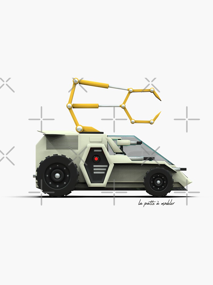 "Jayce's car (the wheeled warriors)" Sticker for Sale by ...