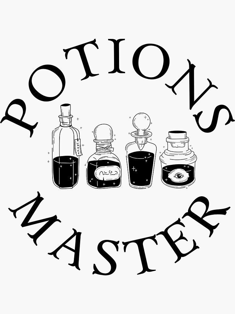 "I am a Potions Master" Sticker for Sale by AngieGiann | Redbubble