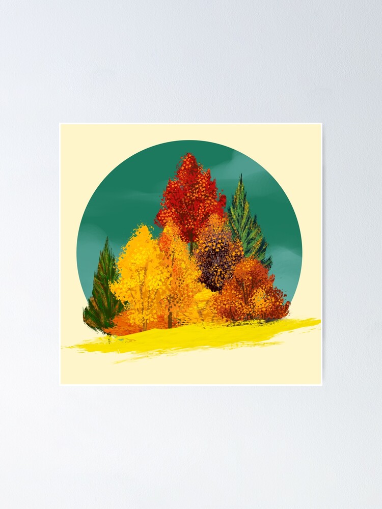 "Peak Fall Foliage" Poster for Sale by LeDung | Redbubble