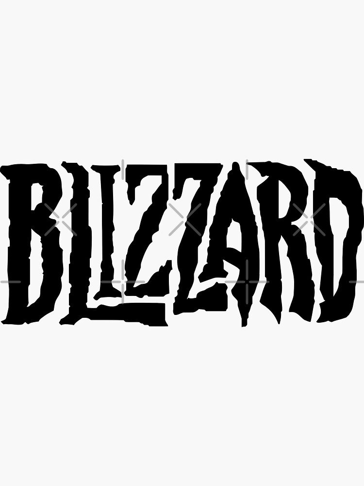 "Blizzard Merch Blizzard Logo" Sticker for Sale by BenizMass | Redbubble
