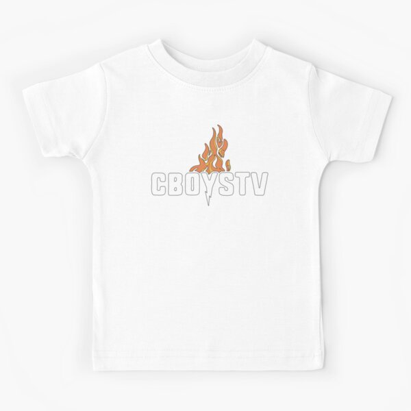 "Cboystv Merch Fire Logo" Kids T-Shirt for Sale by BenizMass | Redbubble